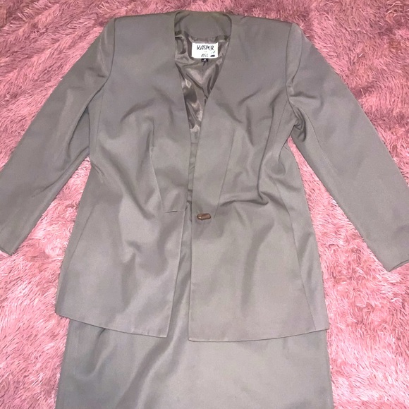 Kasper | Jackets & Coats | Vintage Taupe Skirt Suit A Dream 2 | Poshmark